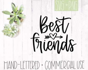 Best friend svg | Etsy