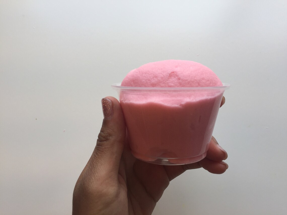 White Cherry Icee Scented Slime Etsy