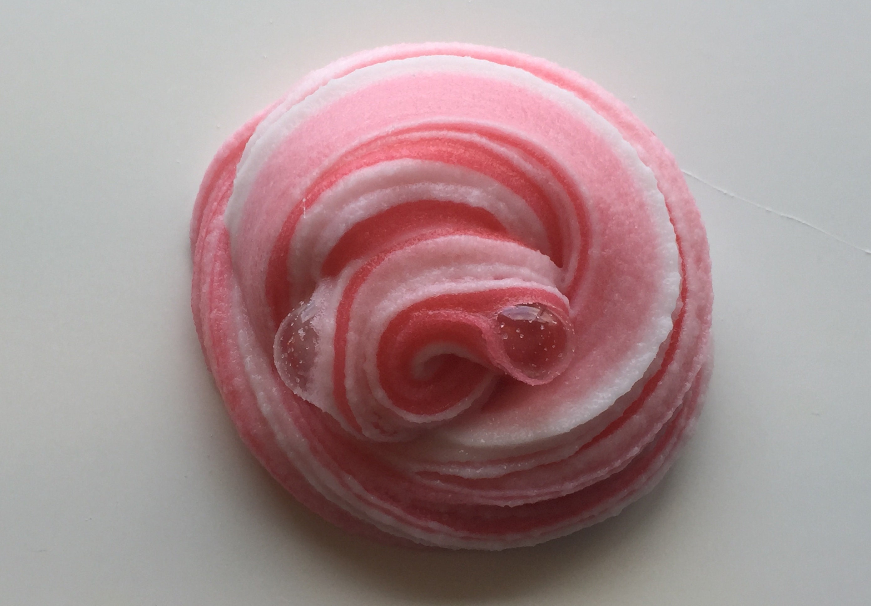White Cherry Icee Scented Slime Etsy