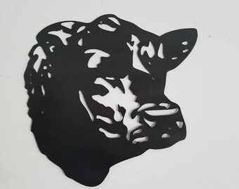 Angus Bull Head Svg | Etsy