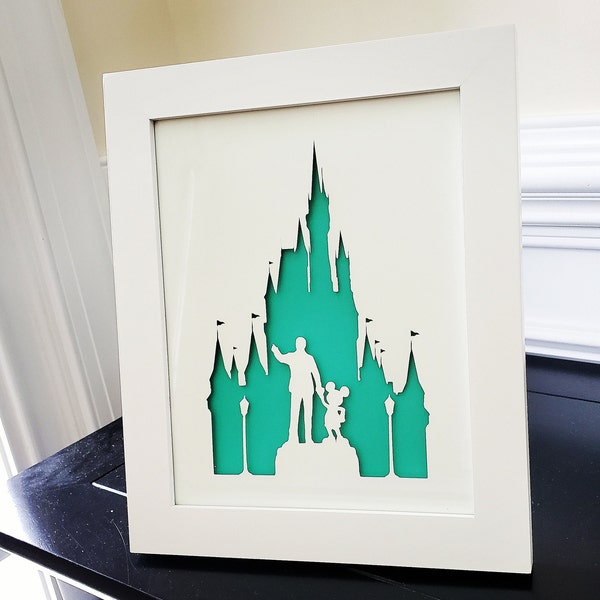 Cinderella Castle Picture Frame - Etsy