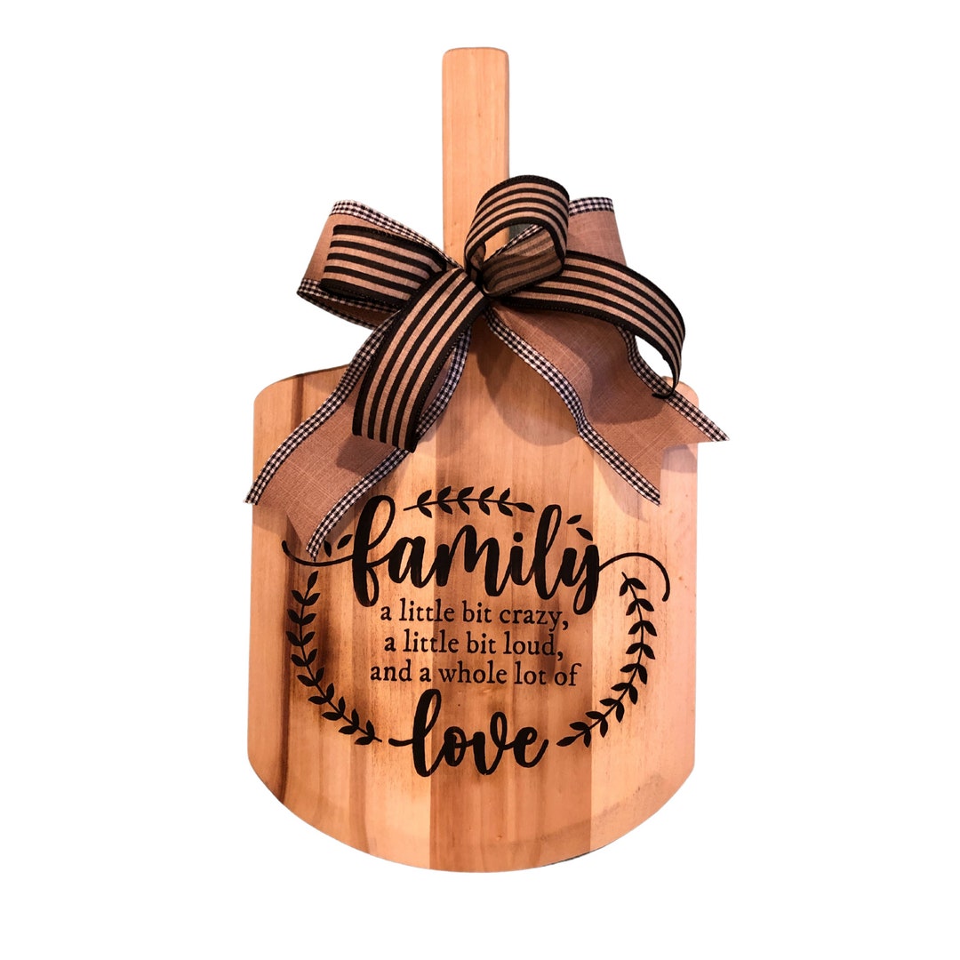 Wood Burnt Pizza Peel Sign, Family Kitchen Decor - Etsy