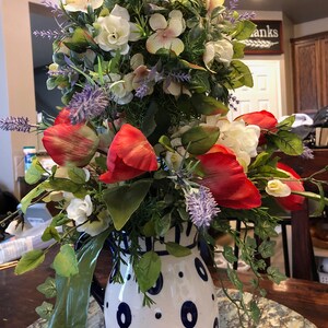 Spring Topiary Tutorial, Spring Floral Arrangement Tutorial, How to ...