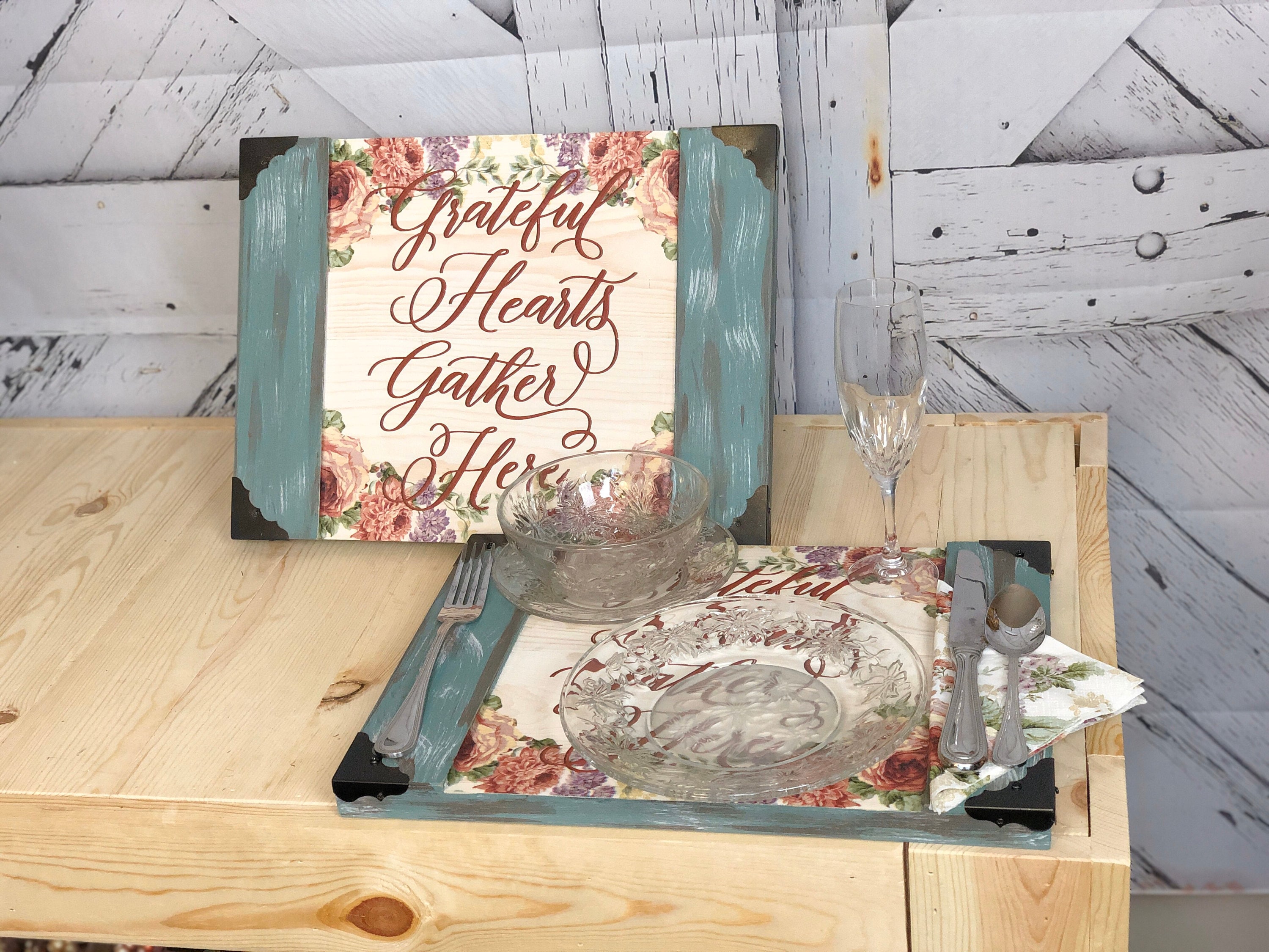 Rustic Wood Charger Farmhouse Chargers Farmhouse Table - Etsy