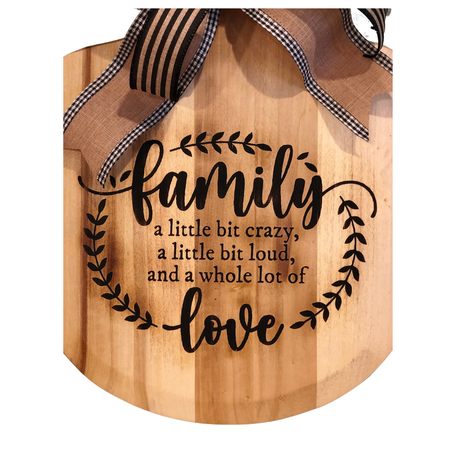 Wood Burnt Pizza Peel Sign, Family Kitchen Decor - Etsy