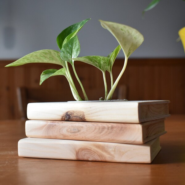 Book Planter - Etsy