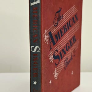 1950 the American Singer Book 2 Vintage Childrens Songbook by the ...