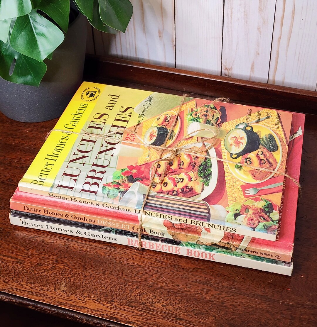 Vintage Better Homes & Gardens Cookbooks 1960s Vintage Cookbooks Gift ...
