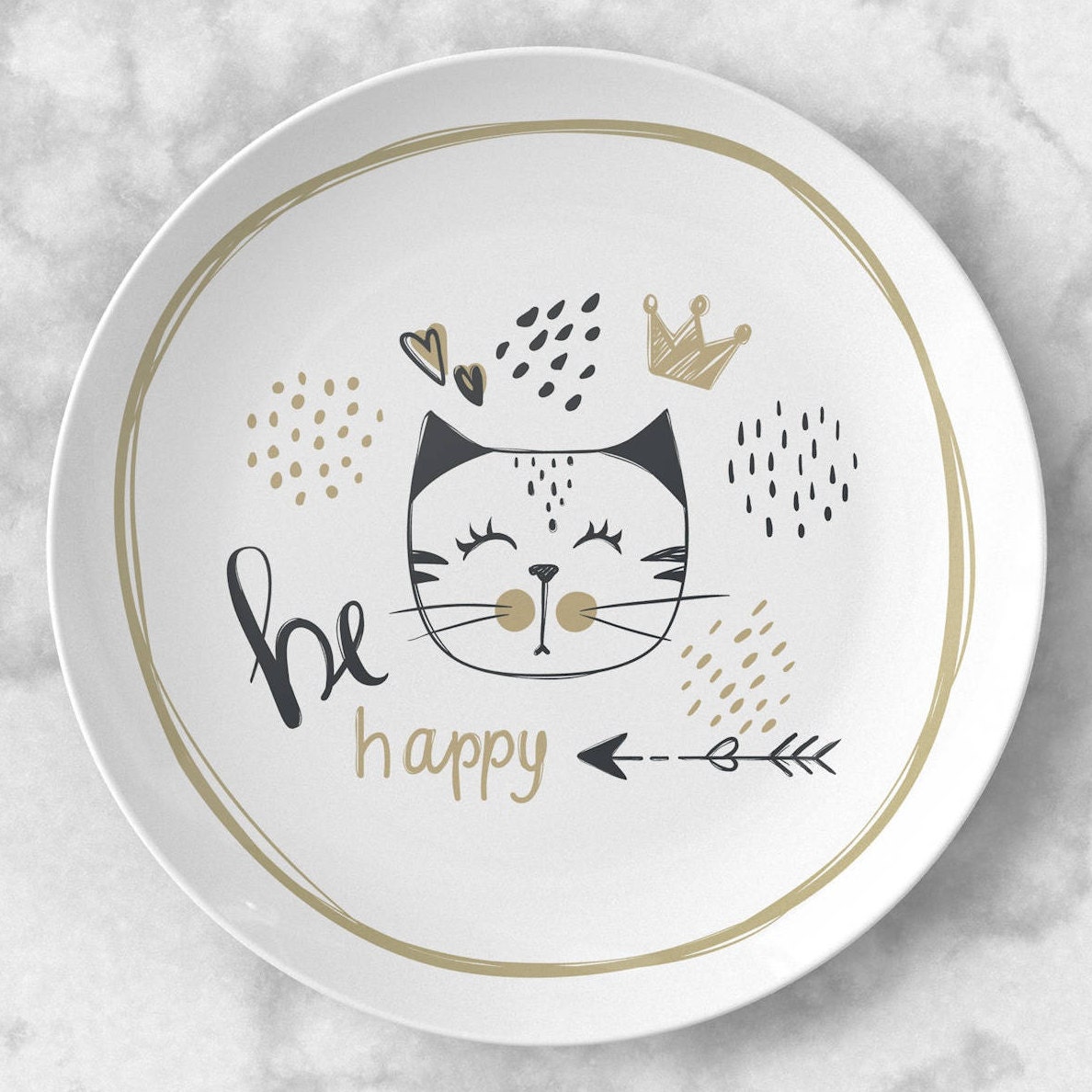 Be Happy Cat - Etsy