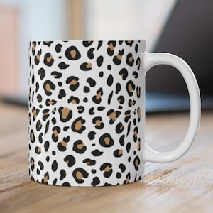 Leopard Print Mugs - Etsy