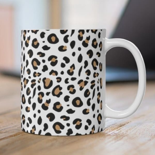 Leopard Print Mugs - Etsy