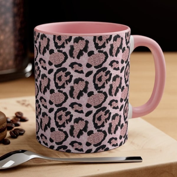 Leopard Coffee Mug - Etsy