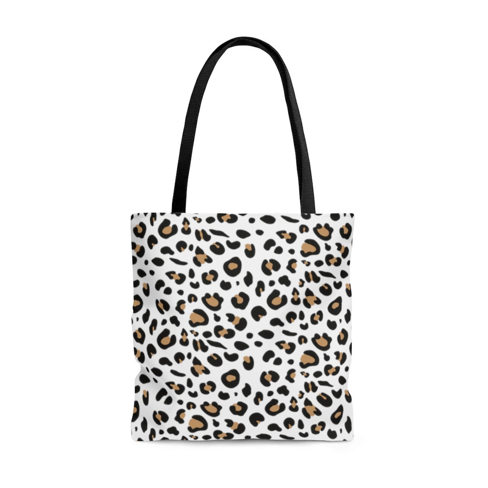 White Leopard Tote Bag, 3 Sizes - Etsy