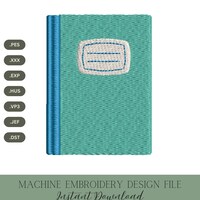 Appliqué Insert Notebook Cover 5x7 ITH Notebook Cover 5x7 Hoop Machine ...