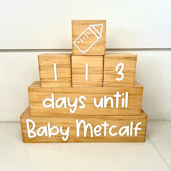 Baby Countdown - Etsy