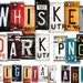 Digital Download | License Plate Whiskey Dark Bundle of PNG Graphic ...