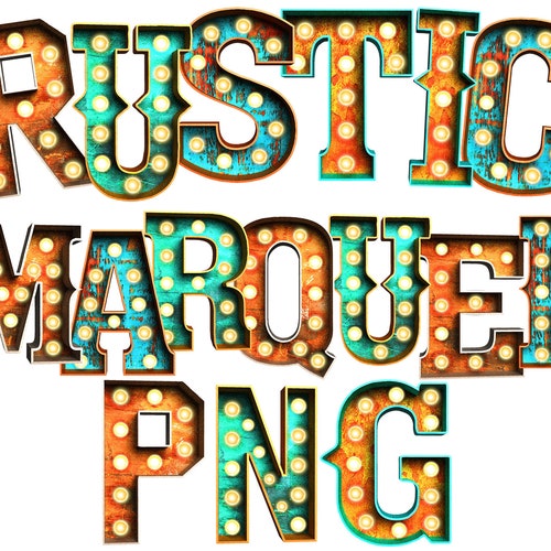 Digital Download Purple Rustic Marquee Letters & Numbers - Etsy