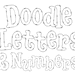 Digital Doodle | Retro, Groovy Doodle AG | Letters With Transparent ...