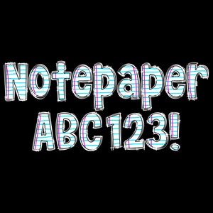 Back to School PNG Alphabet Bundle, 8 Sets, Floral Apple Pencil Note ...