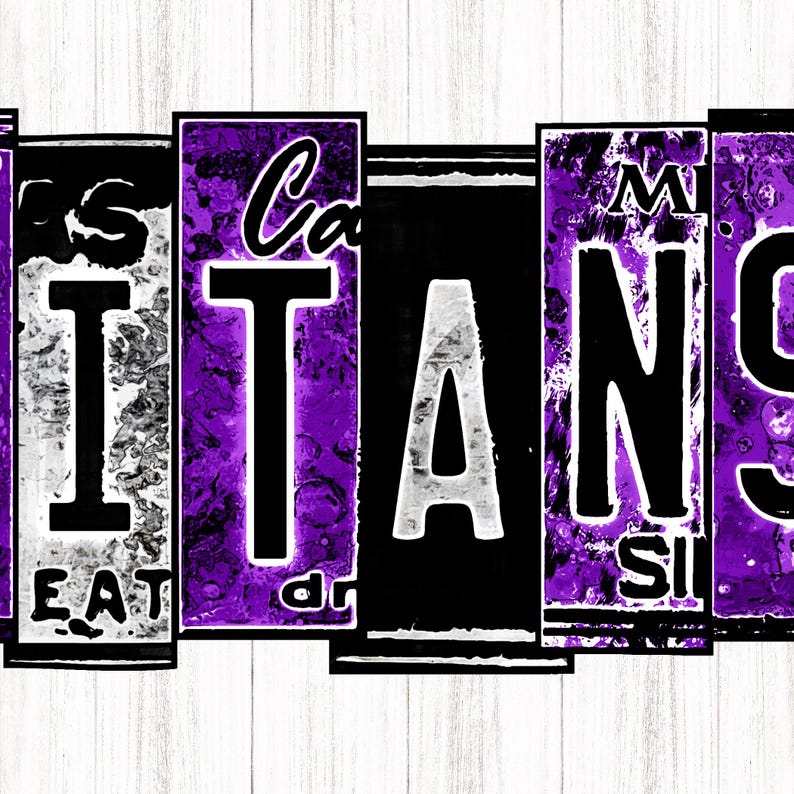 Titans PNG, Mascot PNG, Titan Mascot Shirt Design in License Plate ...