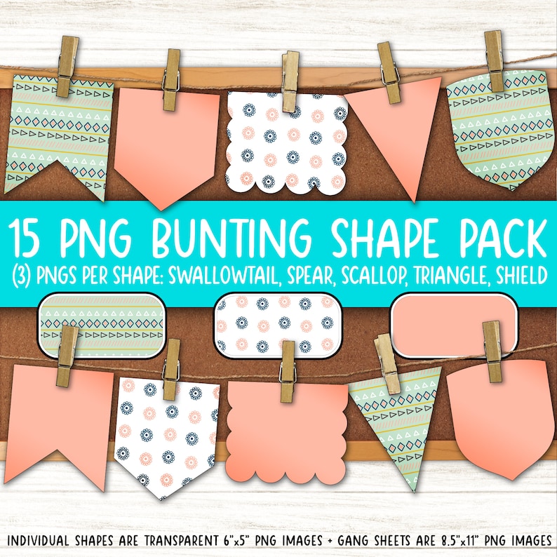 Pennant/bunting Banner Kit (for Walls & Bulletin Boards) | Boho ...