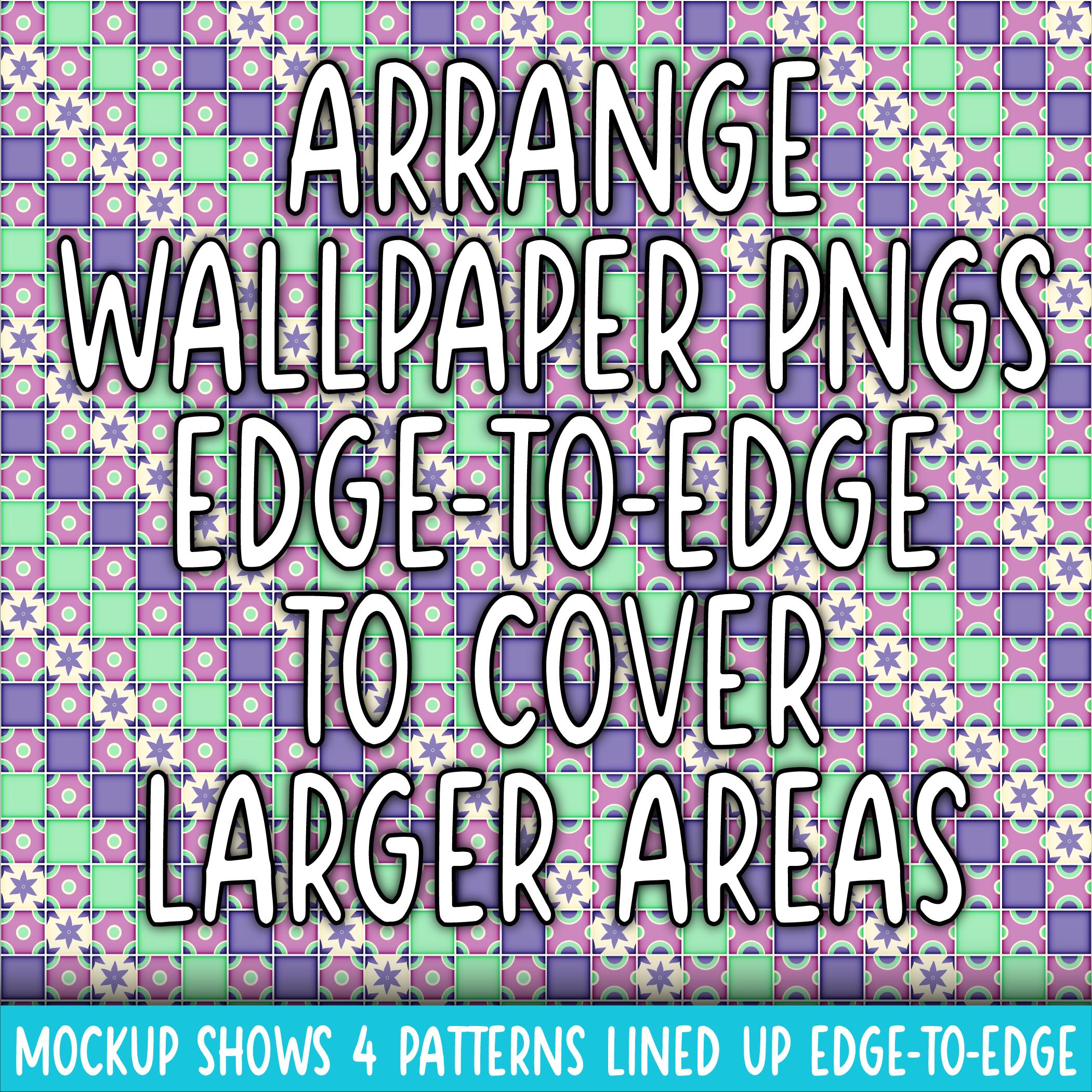 Wallpaper Background - Digital Paper | Seamless | Circles, Dots, Stars ...