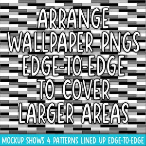 Wallpaper Background - Digital Paper | Seamless | Black, White, Ink ...