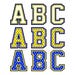 Preppy Alphabet PNG Bundle, 9 Sets of Letters, Numbers, Cheer Block ...