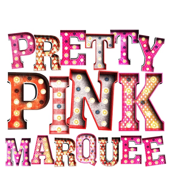 Pretty Pink Letter A