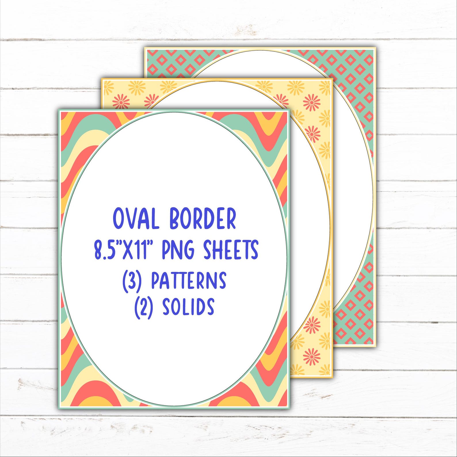 Framed Page Templates, Certificate & Award Style | Floral, Diamond ...