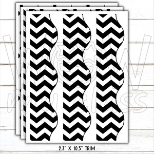 Borders for Bulletin Boards | Print & Cut, Seamless | Black, White, Ink ...