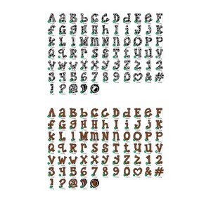 Cowboy Farm Alphabet Bundle, 10 Pack Doodle Alphabet With Bandana ...