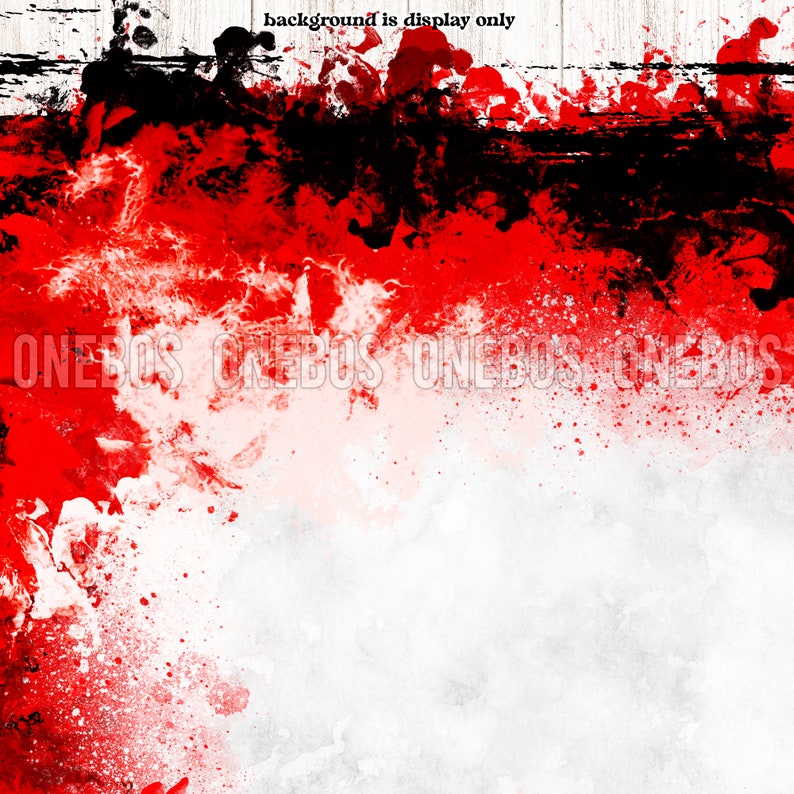 Grunge Red & Black Background Backsplash Distress Frame - Etsy