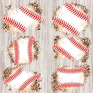Digital Patch 6 Background Pngs | Leopard Baseball Mix Watercolor ...