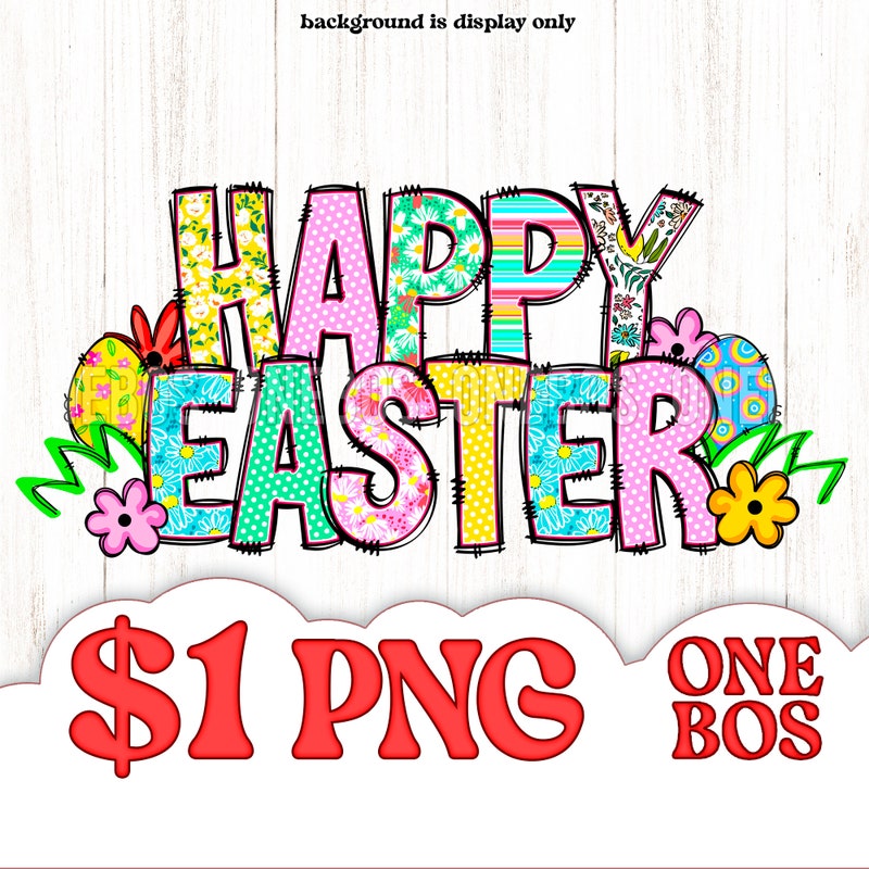 Happy Easter Print - Etsy