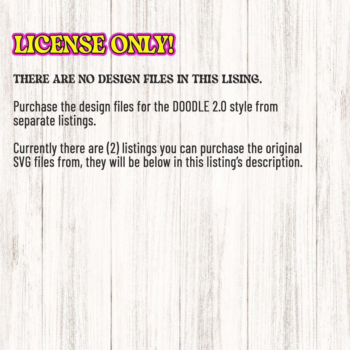 Doodle 2.0 Commercial LICENSE for Those Who Have Purchased - Etsy