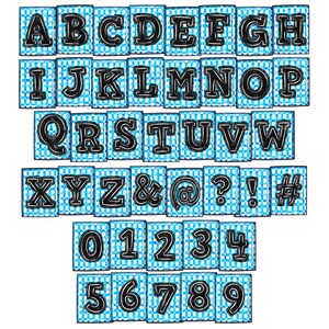 5 Boxy School Doodle Alphabet PNG, Digital Download, Casual Hand Drawn ...