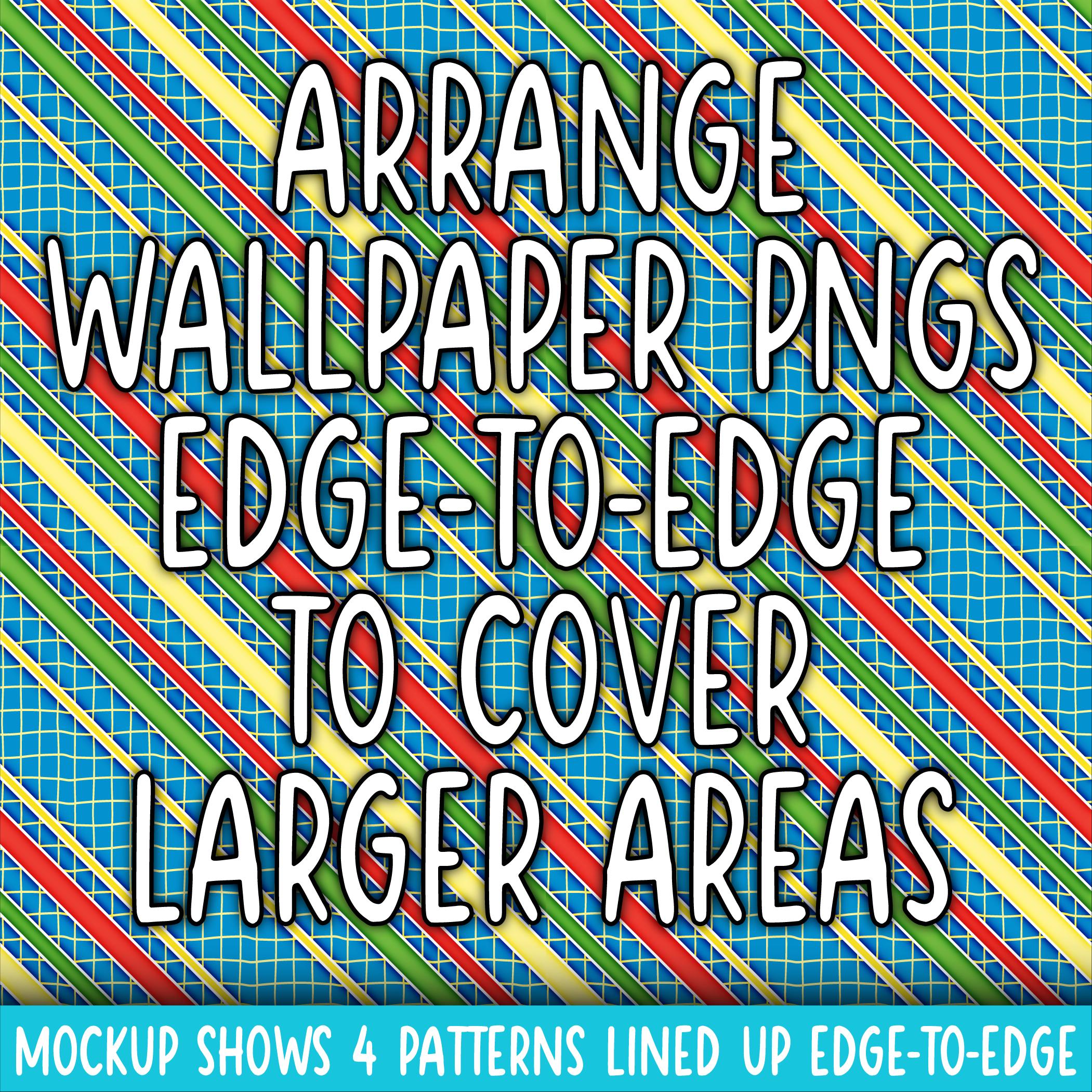 Wallpaper Background - Digital Paper | Seamless | Hand Drawn, Stripes ...
