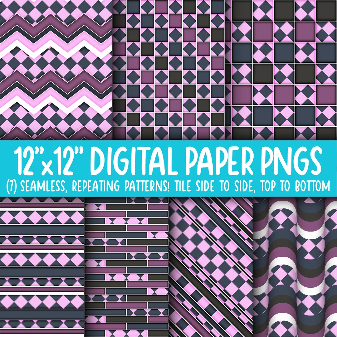 Wallpaper Background - Digital Paper | Seamless | Chevron, Brick ...