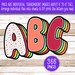 Alphabet Number Set for Boards - Bread Bubble | +french & Spanish ...