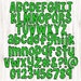Tree Cake Alphabet PNG Bundle, Set of 3, White Brown Green Doodle ...