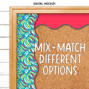 Borders for Bulletin Boards | Print & Cut, Seamless | Classroom Board ...