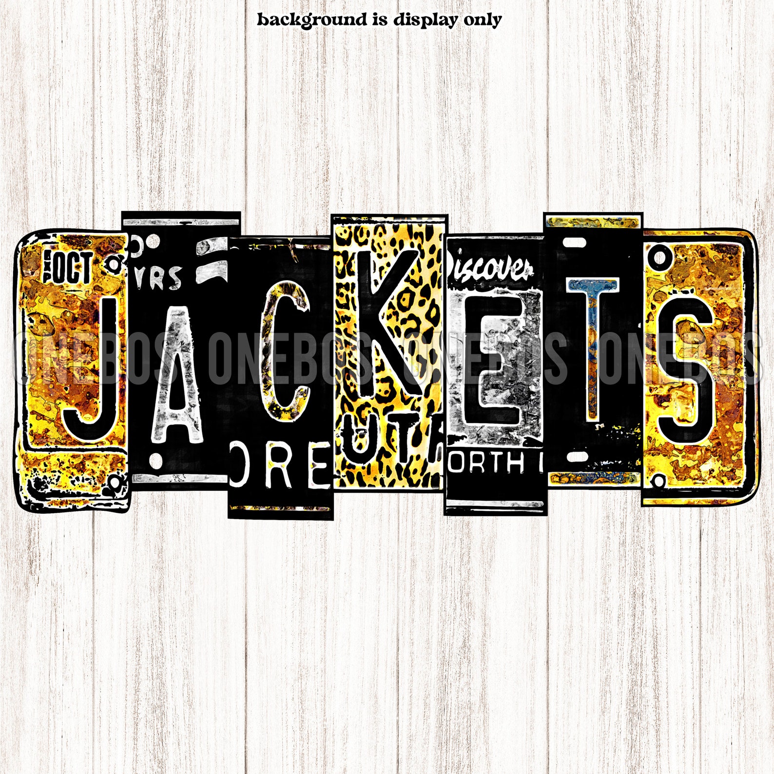 Jackets License Plate PNG, Grey, Gold, Leopard, Grunge, Black ...