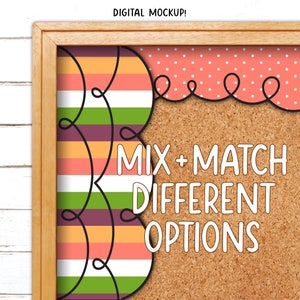 Doodle Borders for Bulletin Boards | Print & Cut, Seamless | Classroom ...