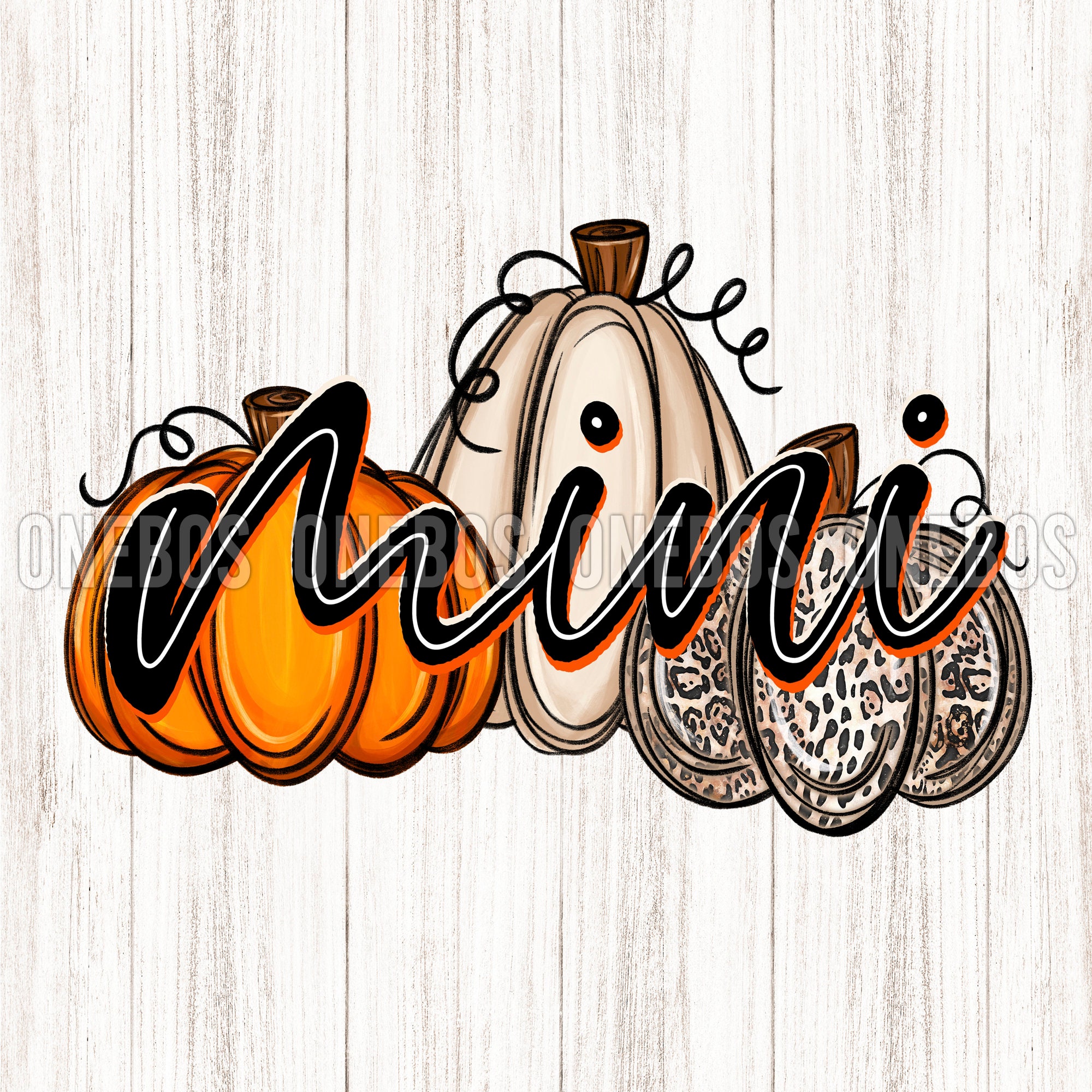 Mini Pumpkin PNG, Clipart for Fall, Thanksgiving, Hand Drawn Line Font ...