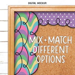 Doodle Borders for Bulletin Boards | Print & Cut, Seamless | Classroom ...