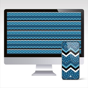 Wallpaper Background - Digital Paper | Seamless | Geometric Shapes ...