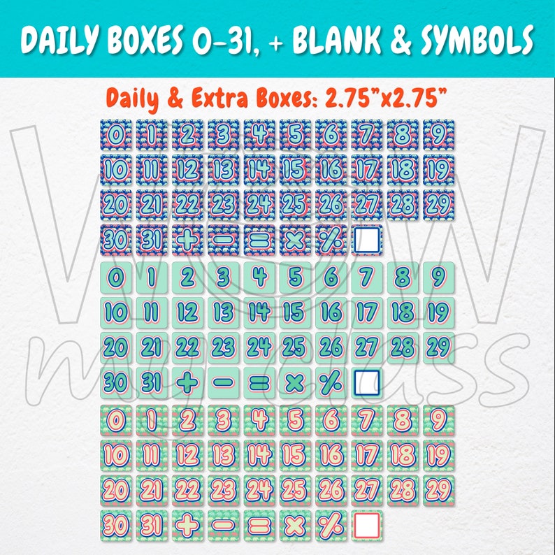 Wall Calendar - Pocket Chart for Teachers | Elephants, Zoo, Adventure ...