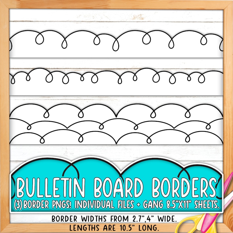 Bulletin Board Clip Arts - Etsy