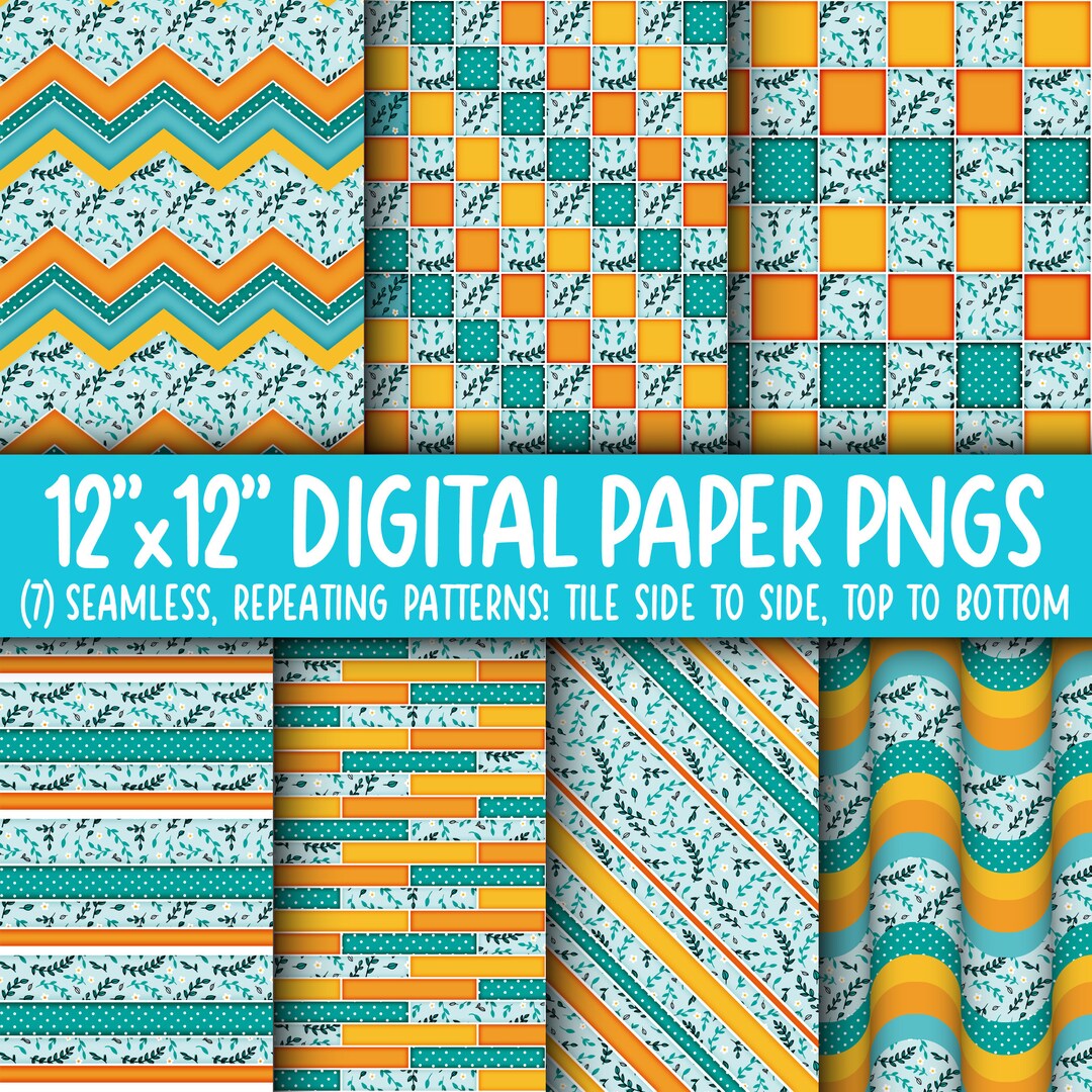Wallpaper Background - Digital Paper | Seamless | Chevron, Brick ...